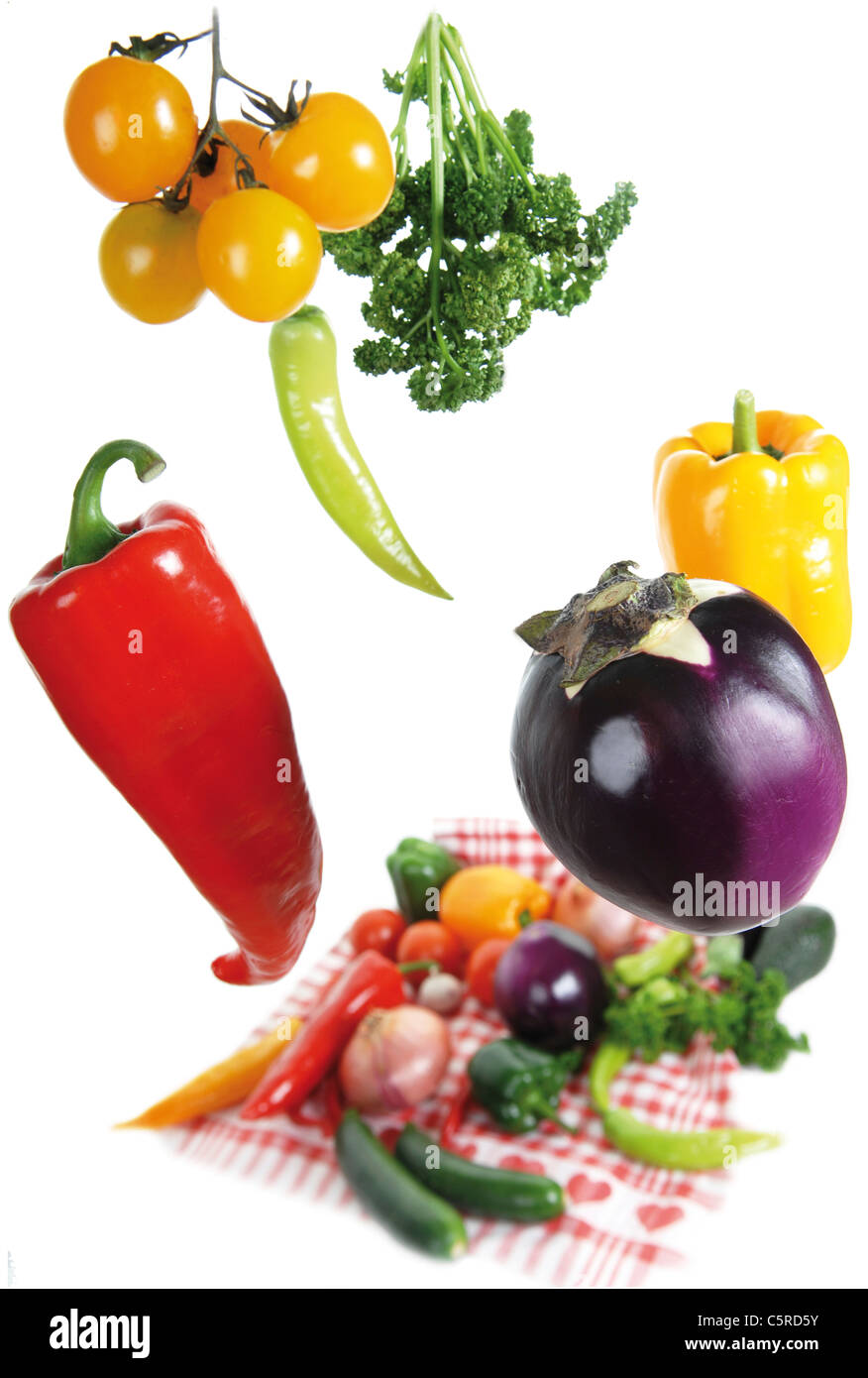 Variety of vegetables, close-up Stock Photo - Alamy
