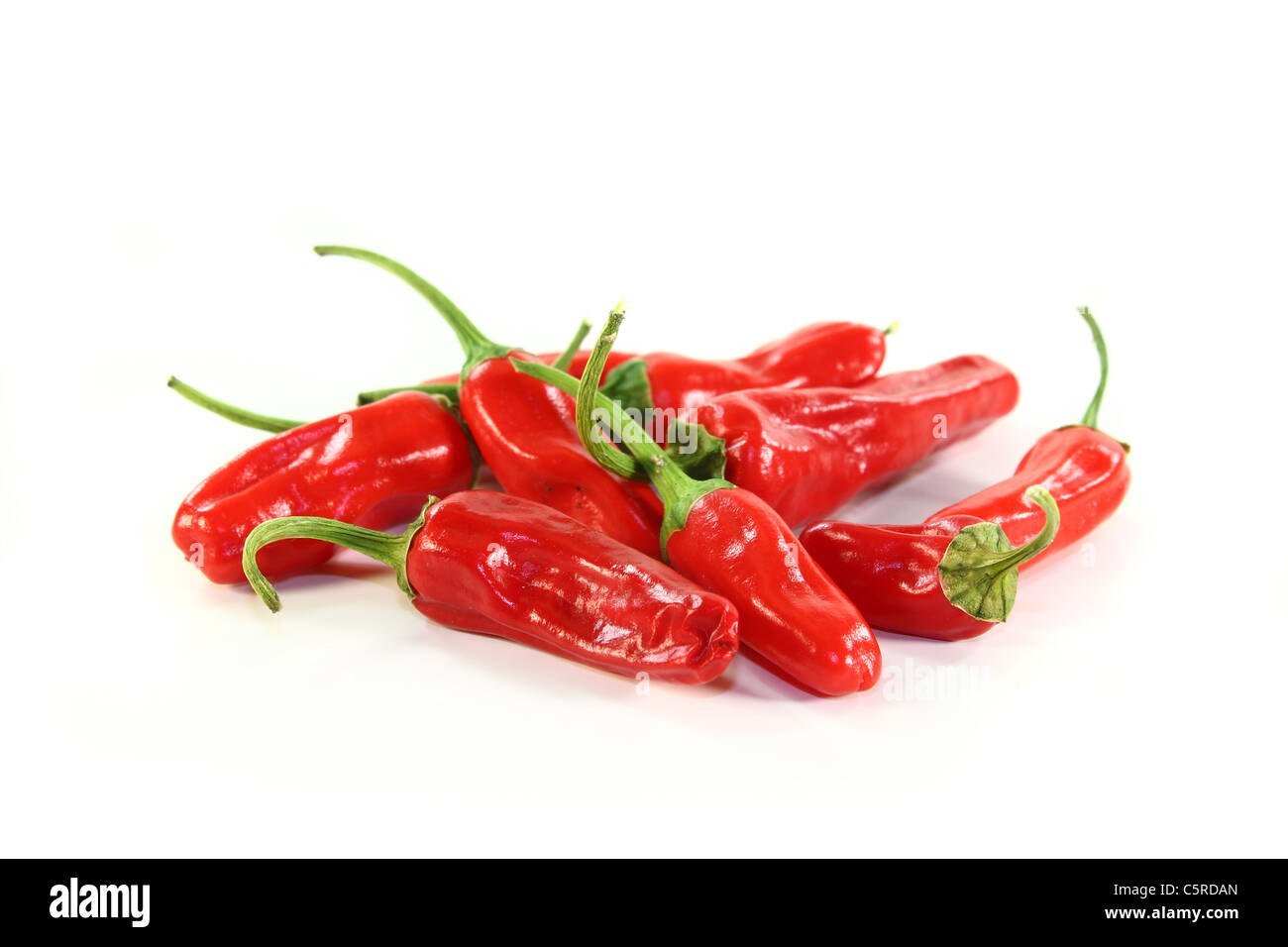Red chili peppers dry on Cut Out Stock Images & Pictures - Alamy