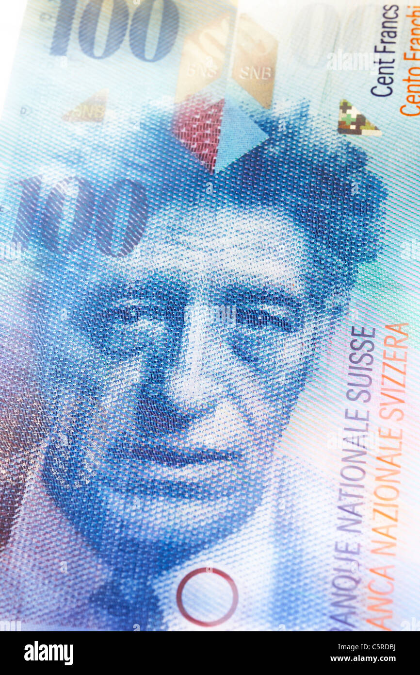 100 swiss francs hi-res stock photography and images - Alamy