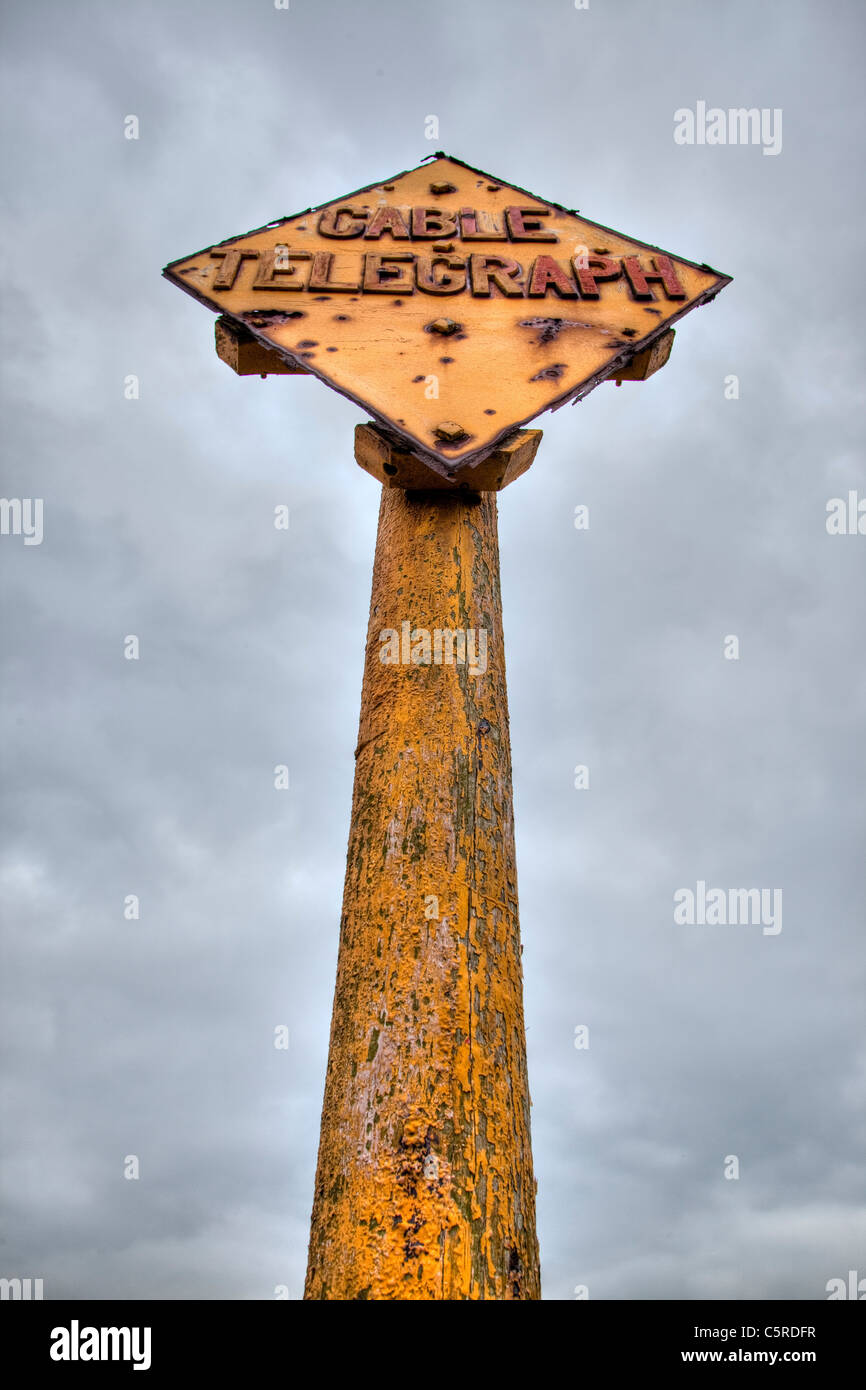 Cable telegraph sign hi-res stock photography and images - Alamy