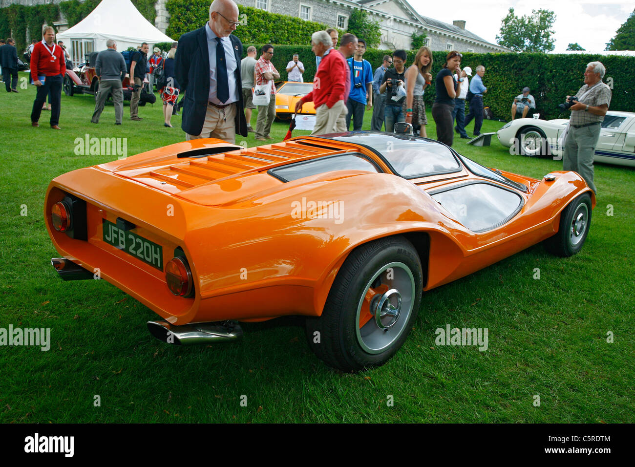 1970 Adams Probe 16 on display in the Cartier Style et Luxe paddock ...