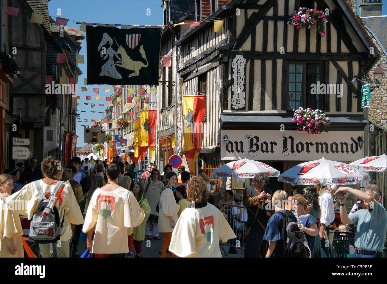 Medieval festival in Domfront, (Orne, Normandy, France Stock Photo - Alamy