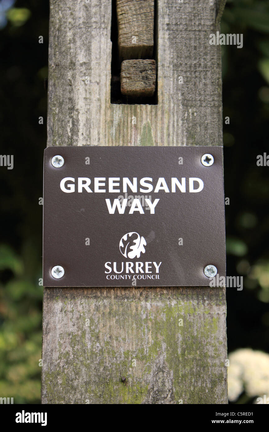 Surrey county council sign hi-res stock photography and images - Alamy