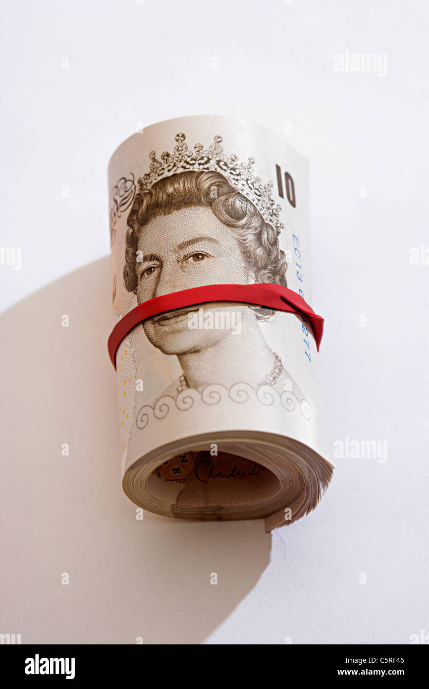 English money notes hi-res stock photography and images - Alamy