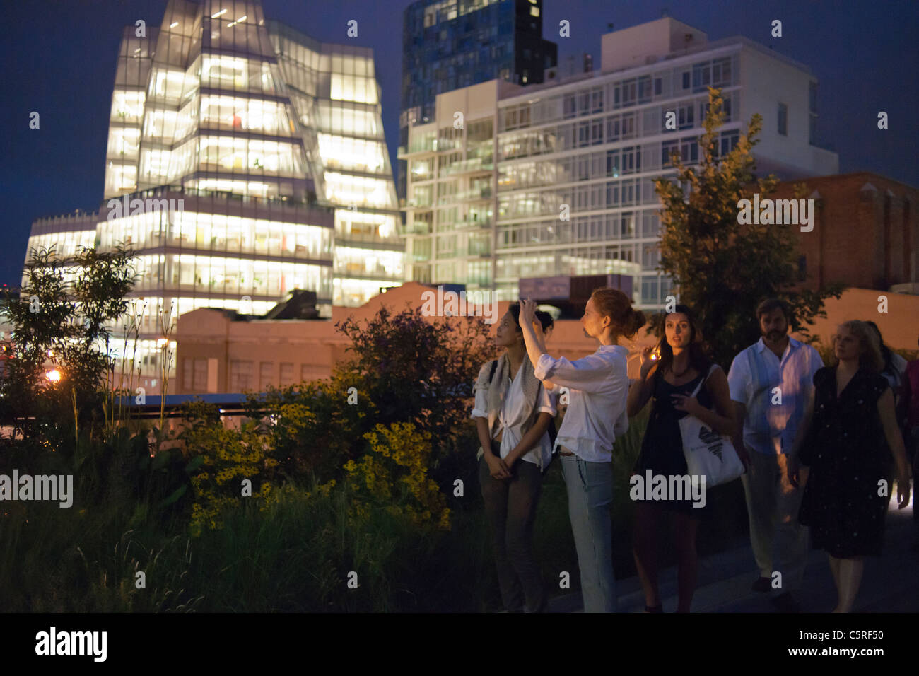 New york high line and iac building hi-res stock photography and images ...