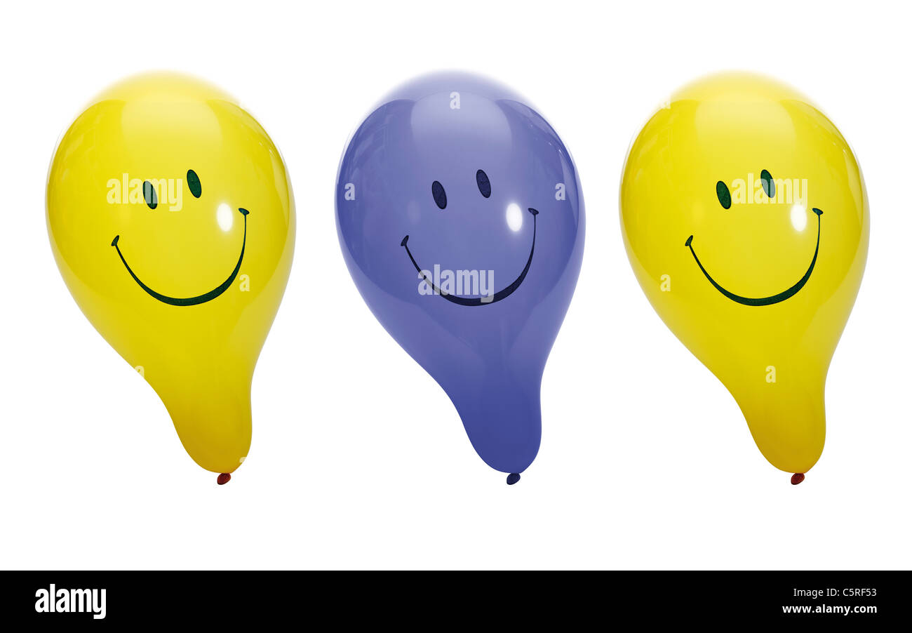 Smiley balloon Cut Out Stock Images & Pictures - Alamy