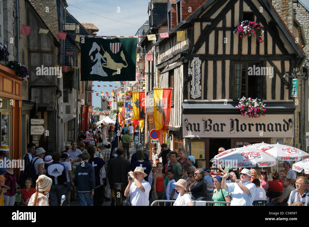 Medieval Festival in Domfront (Orne, Normandy, France Stock Photo - Alamy