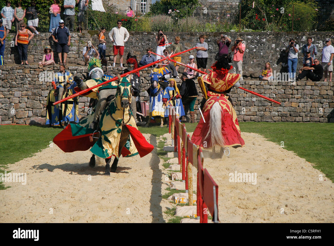 Tournament of Chivalry, company Atchaka, medieval festival of domfront ...