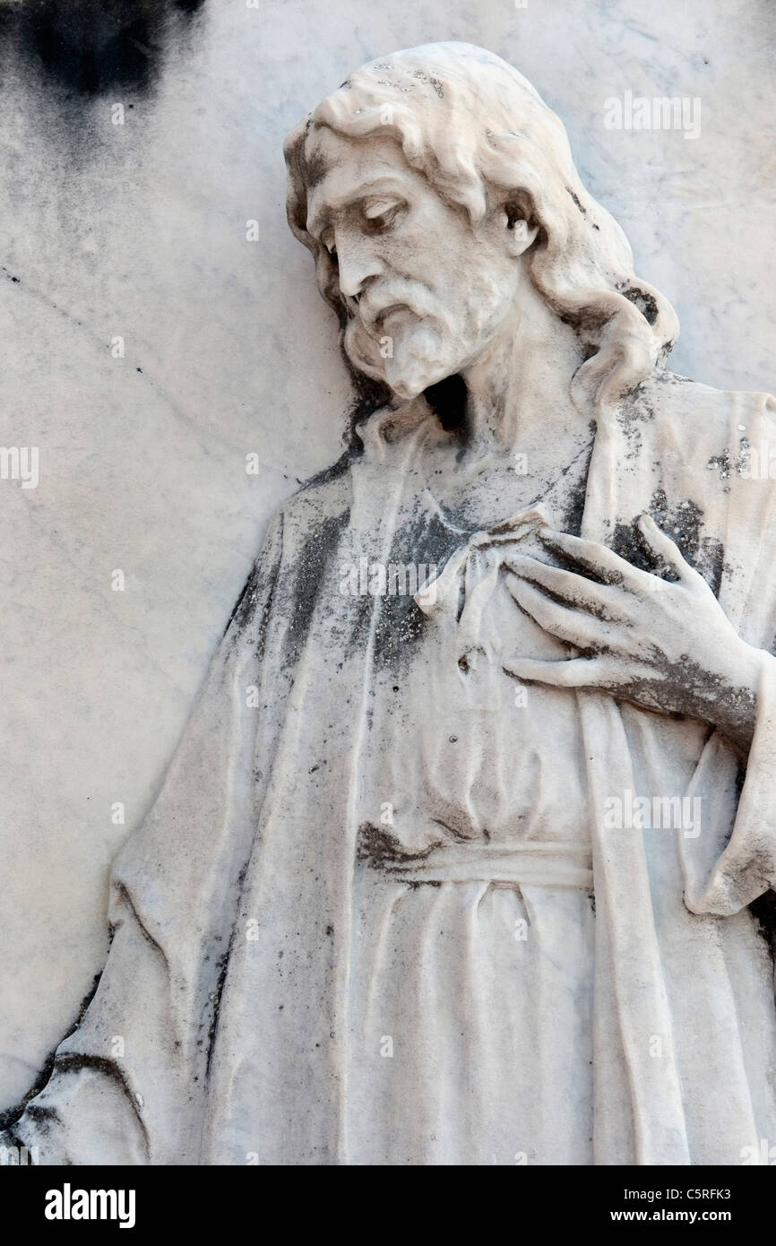 Italy, Venice, Graveyard, Statue Stock Photo - Alamy