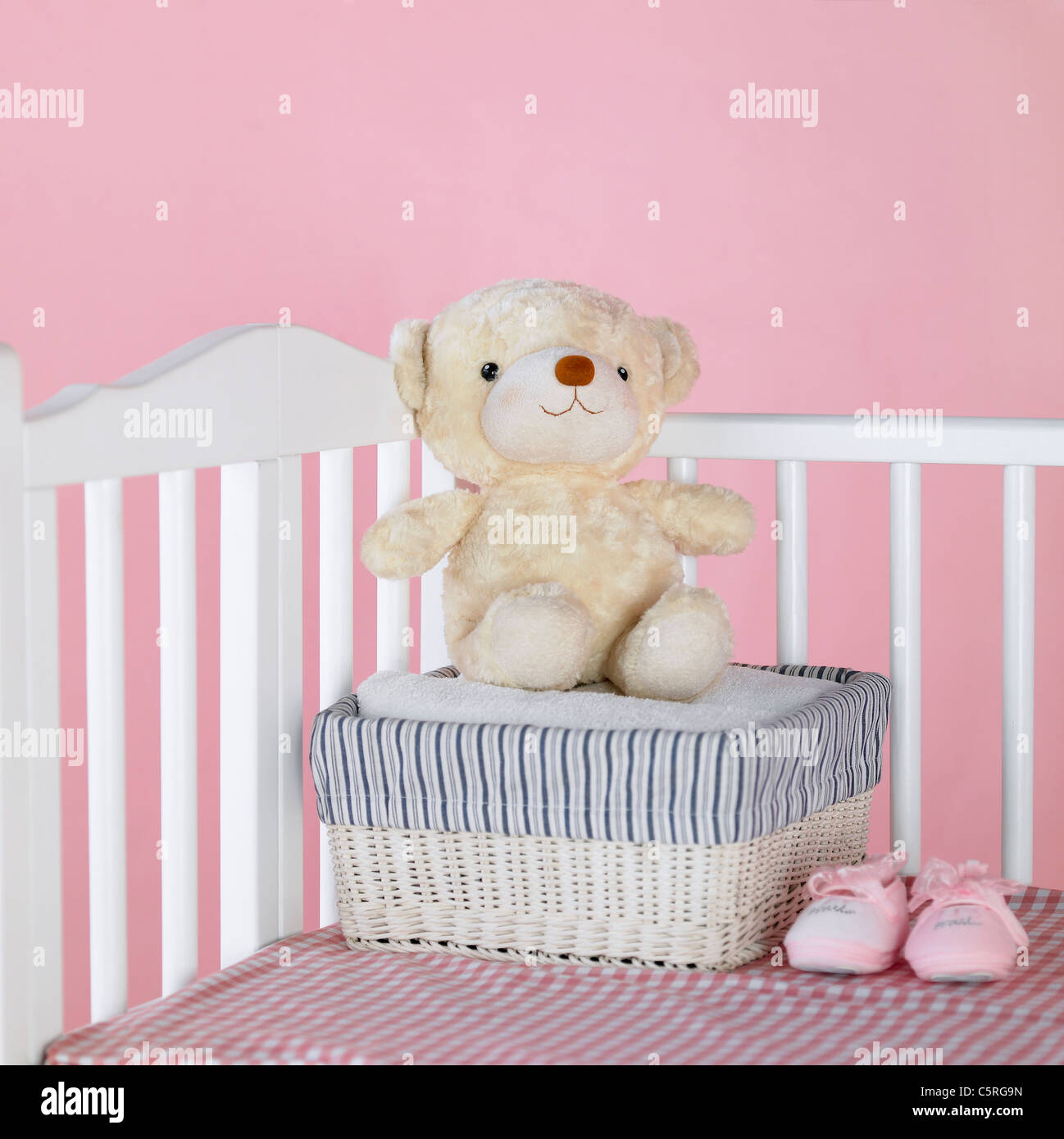 Baby cradle with baby dolls hi-res stock photography and images - Alamy