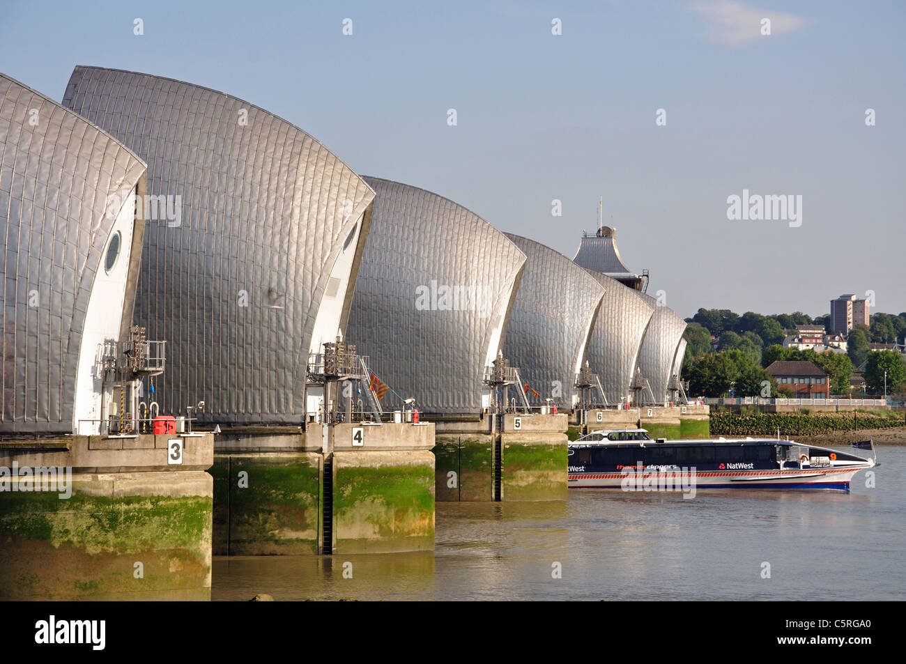 The Thames Barrier, Silvertown, London Borough of Newham, London ...