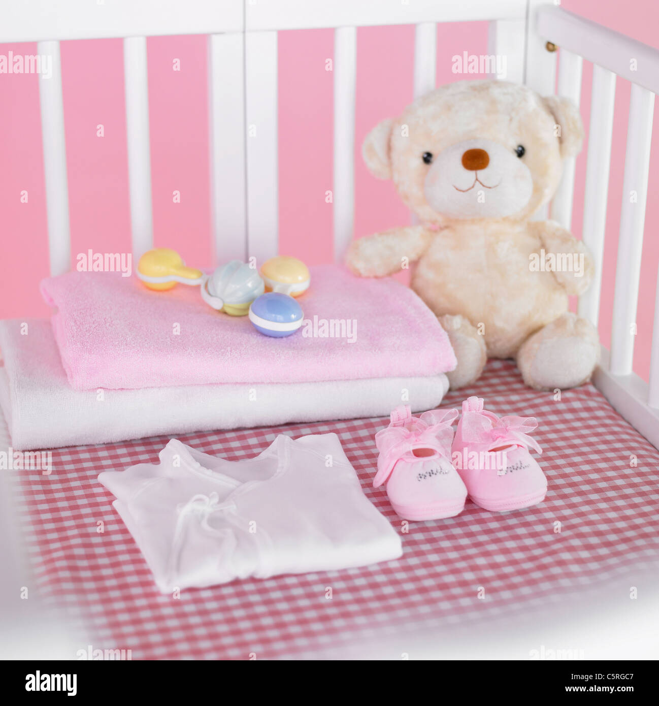 Baby cradle with baby dolls hi-res stock photography and images - Alamy