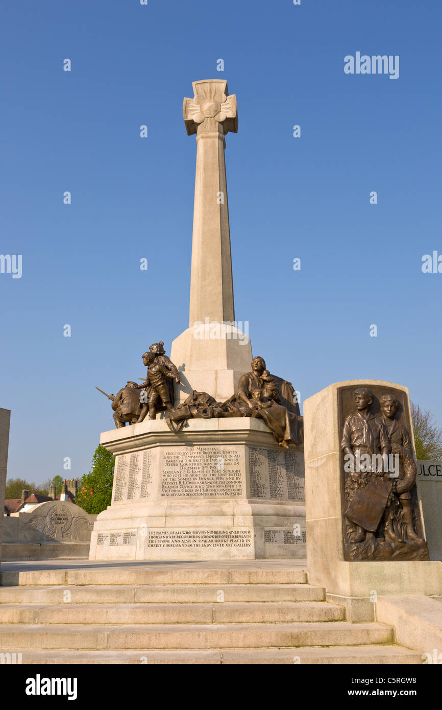 War Memorial, Port Sunlight, Wirral, England Stock Photo - Alamy