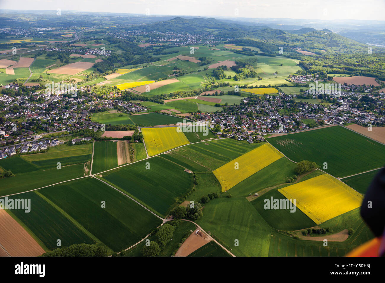 Europe, Germany, North Rhine-Westphalia, View of fields with ...