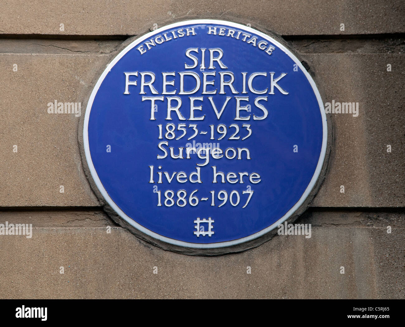 Blue plaque for surgeon Sir Frederick Treves (of Elephant Man fame ...