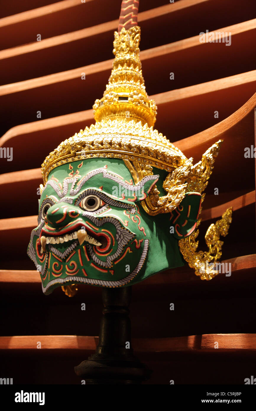 Thai Khon Mask Stock Photo - Alamy