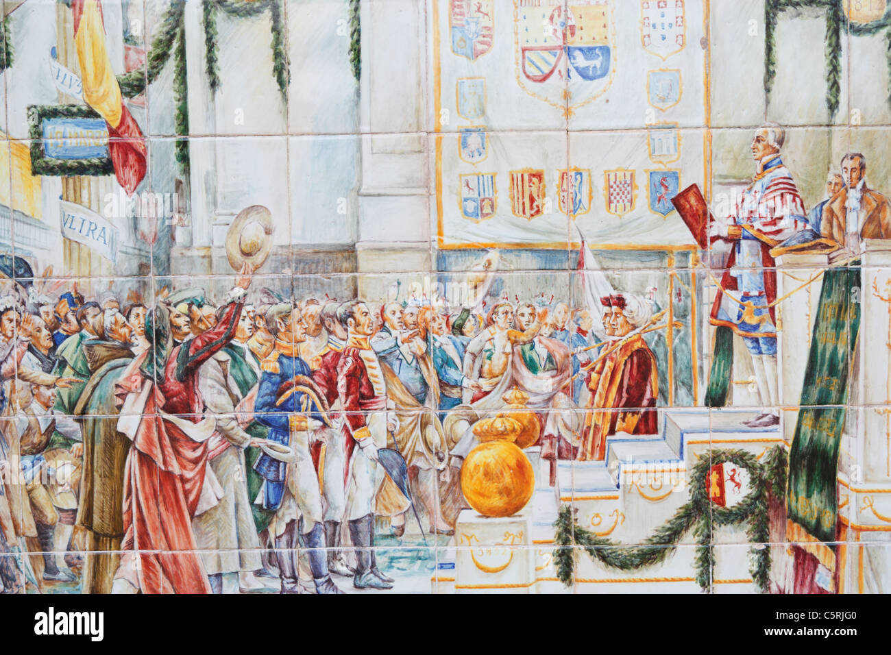 Spanish constitution painting hi-res stock photography and images - Alamy