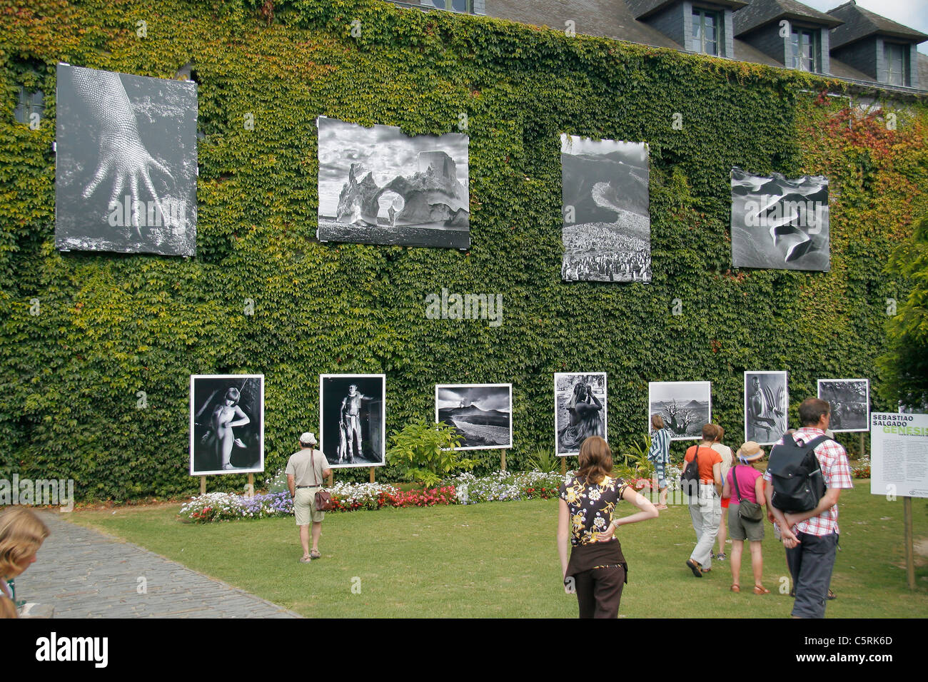 La Gacilly, photo festival (Morbihan, Brittany, France Stock Photo - Alamy