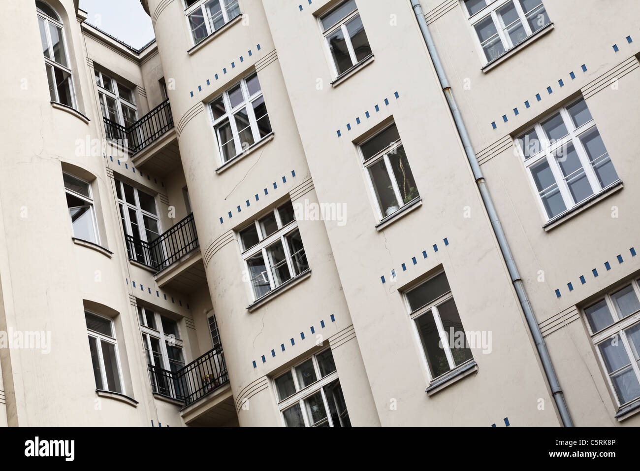 detail of building in lodz poland Stock Photo - Alamy