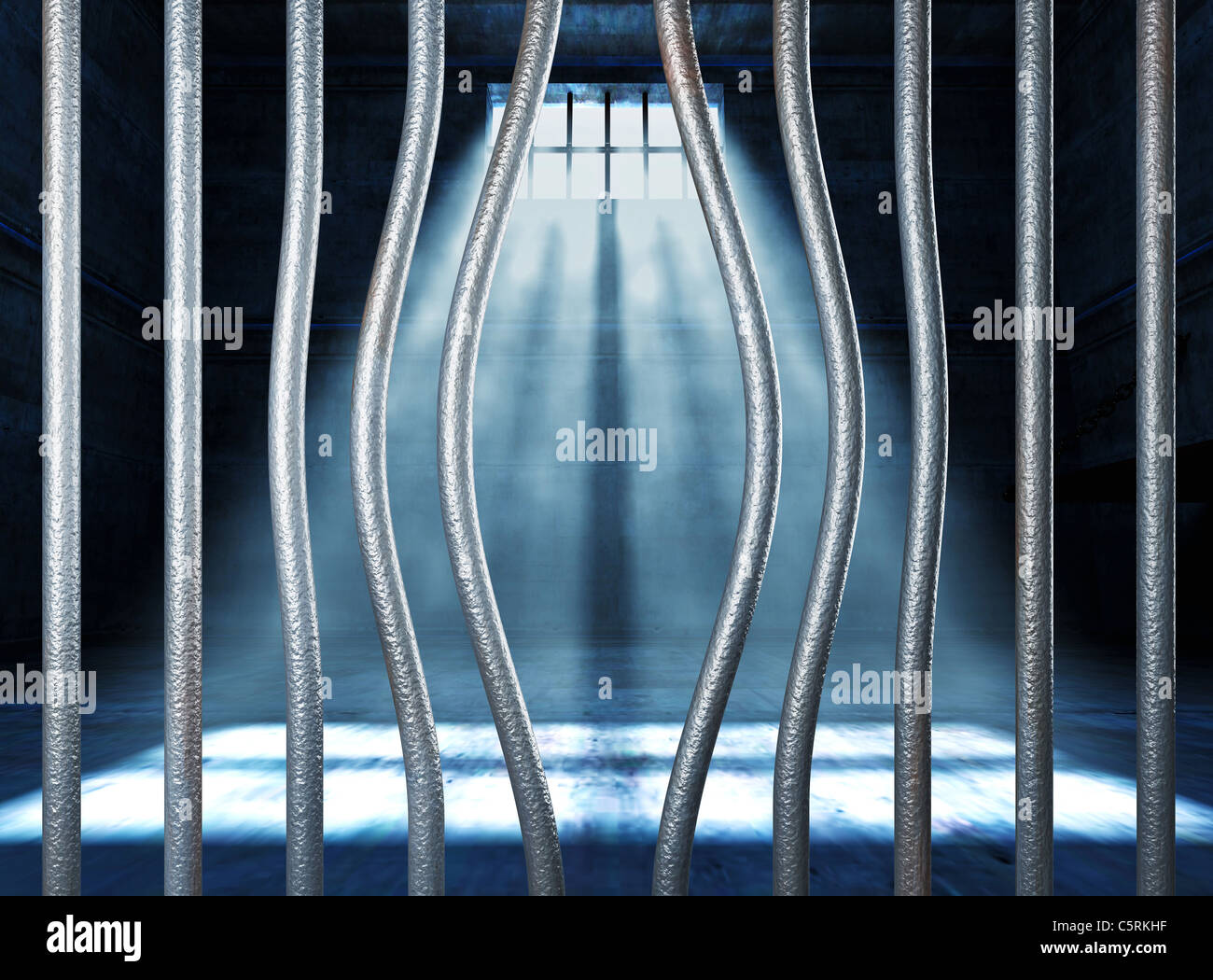 Metal bar prison jail hi-res stock photography and images - Alamy