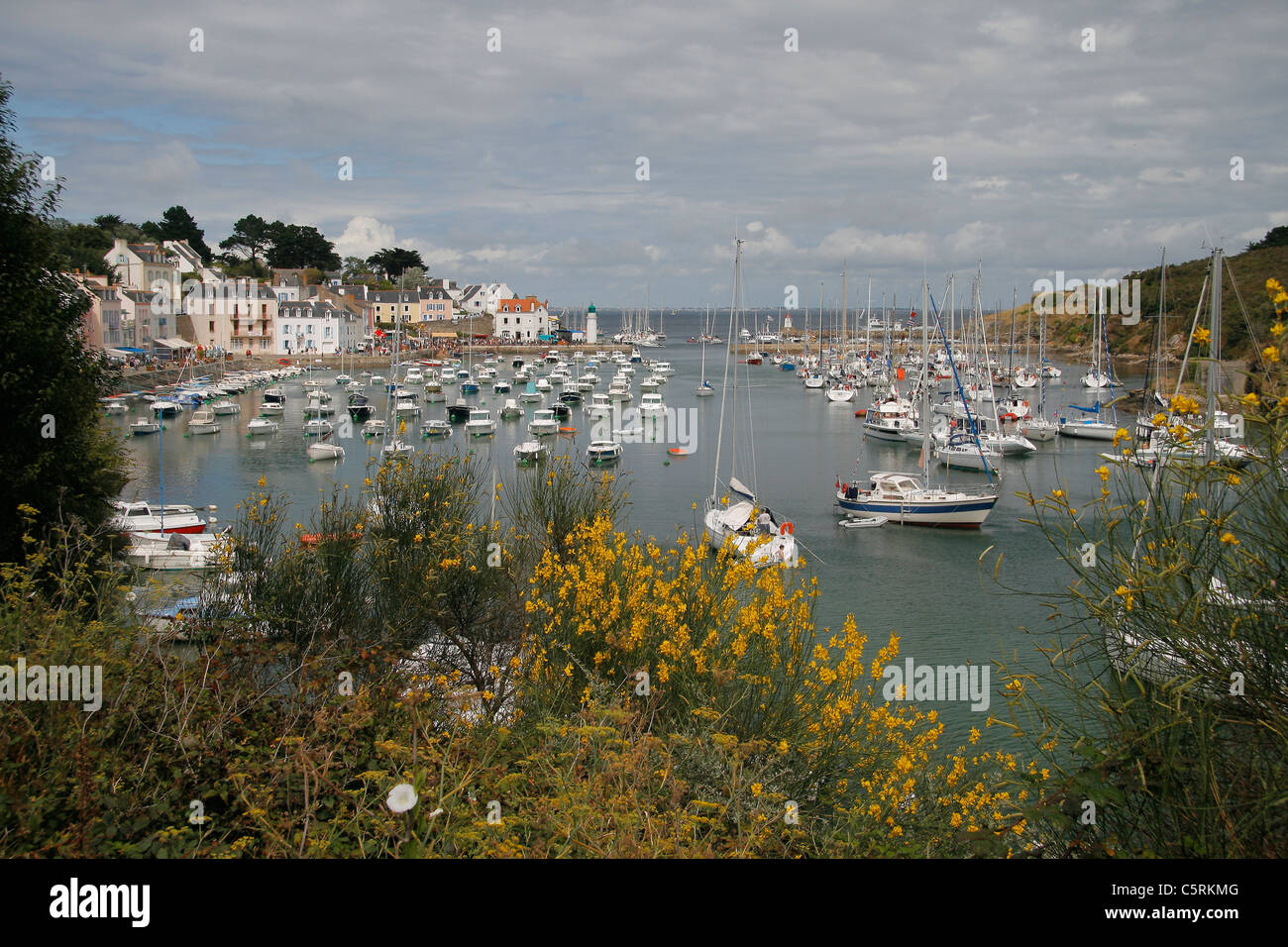 Sauzon port, Belle Ile, Brittany, France, Europe Stock Photo - Alamy