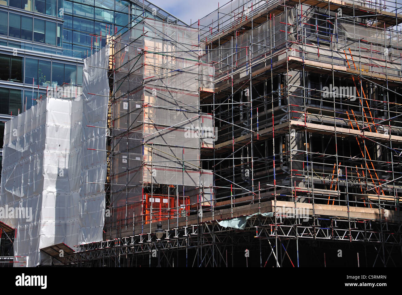 Redevelopment work on building, Victoria St, Westminster, City of ...