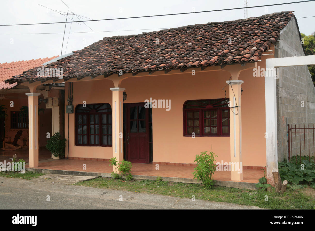 Small rural house at Pedasi, Los Santos Province, Panama. For editorial ...