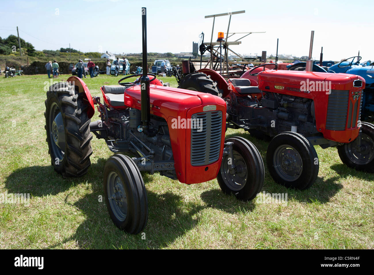 Massey Ferguson 35 St Buryan vintage tractor rally Stock Photo - Alamy