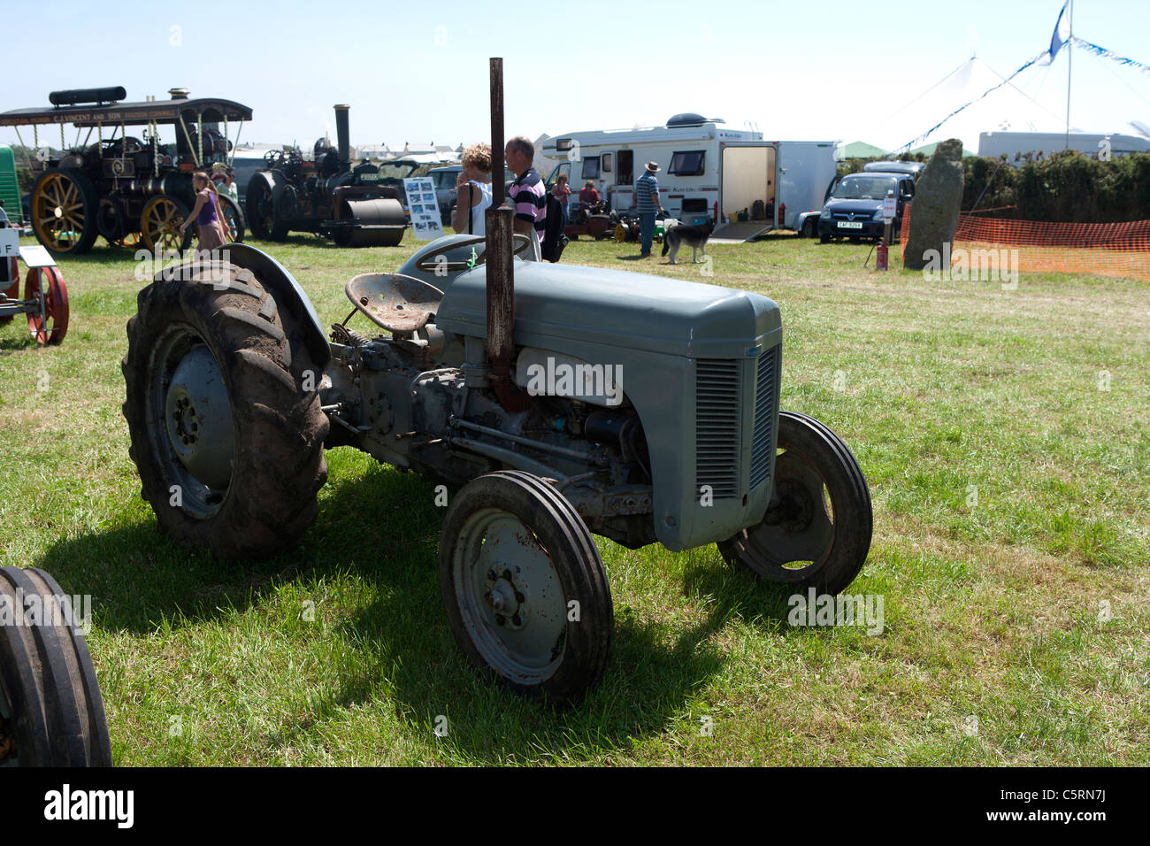 St Buryan vintage tractor rally Stock Photo - Alamy