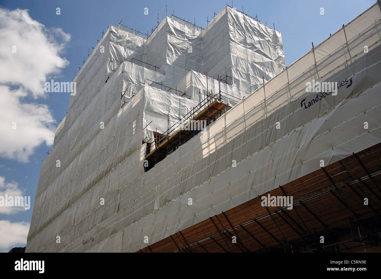Redevelopment work on building, Victoria St, Westminster, City of ...