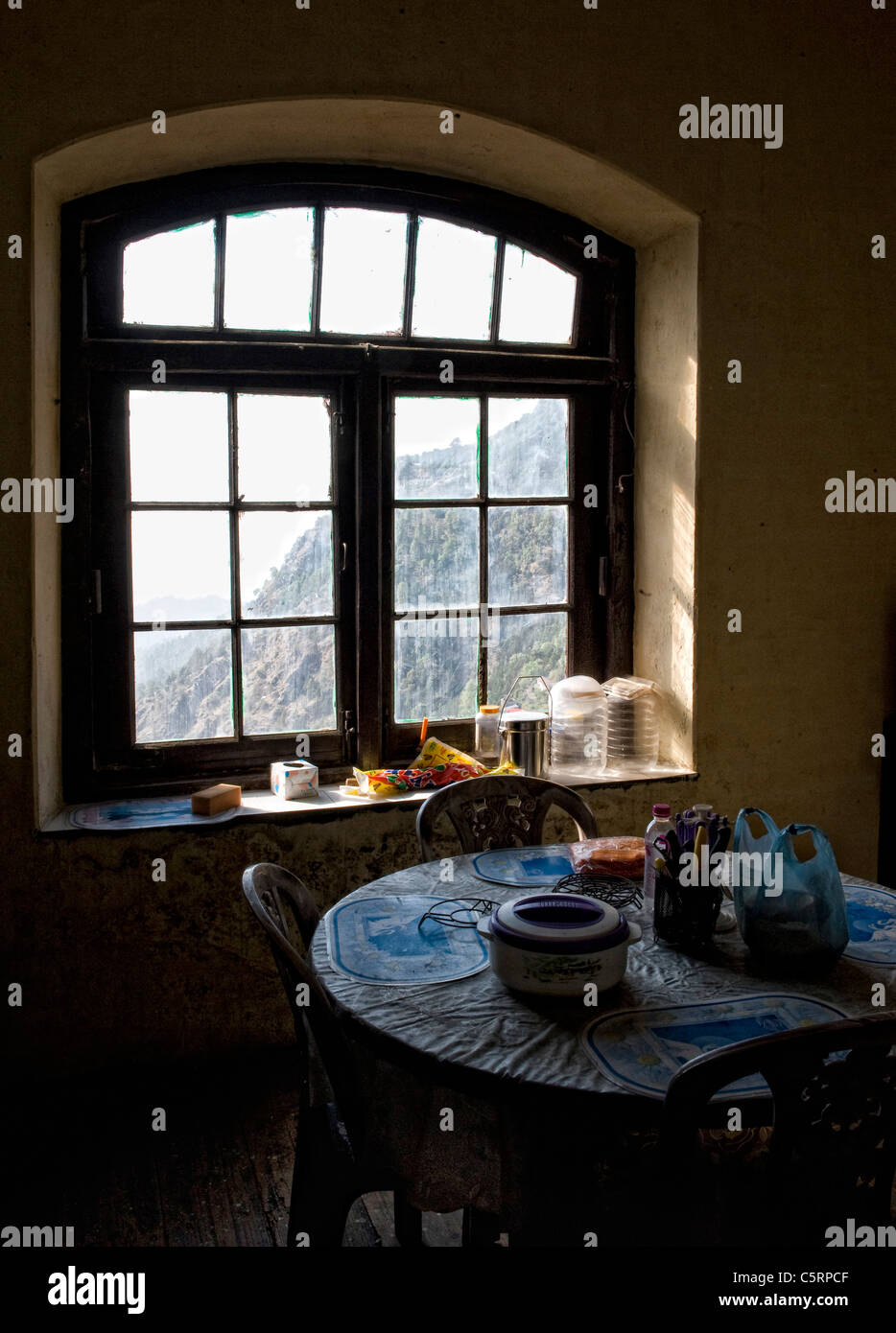 Sun Light Through A Stained Glass Window High Resolution Stock ...