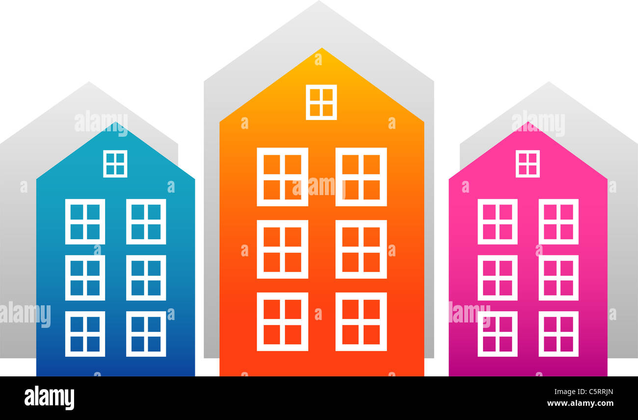 House logo vector hi-res stock photography and images - Alamy