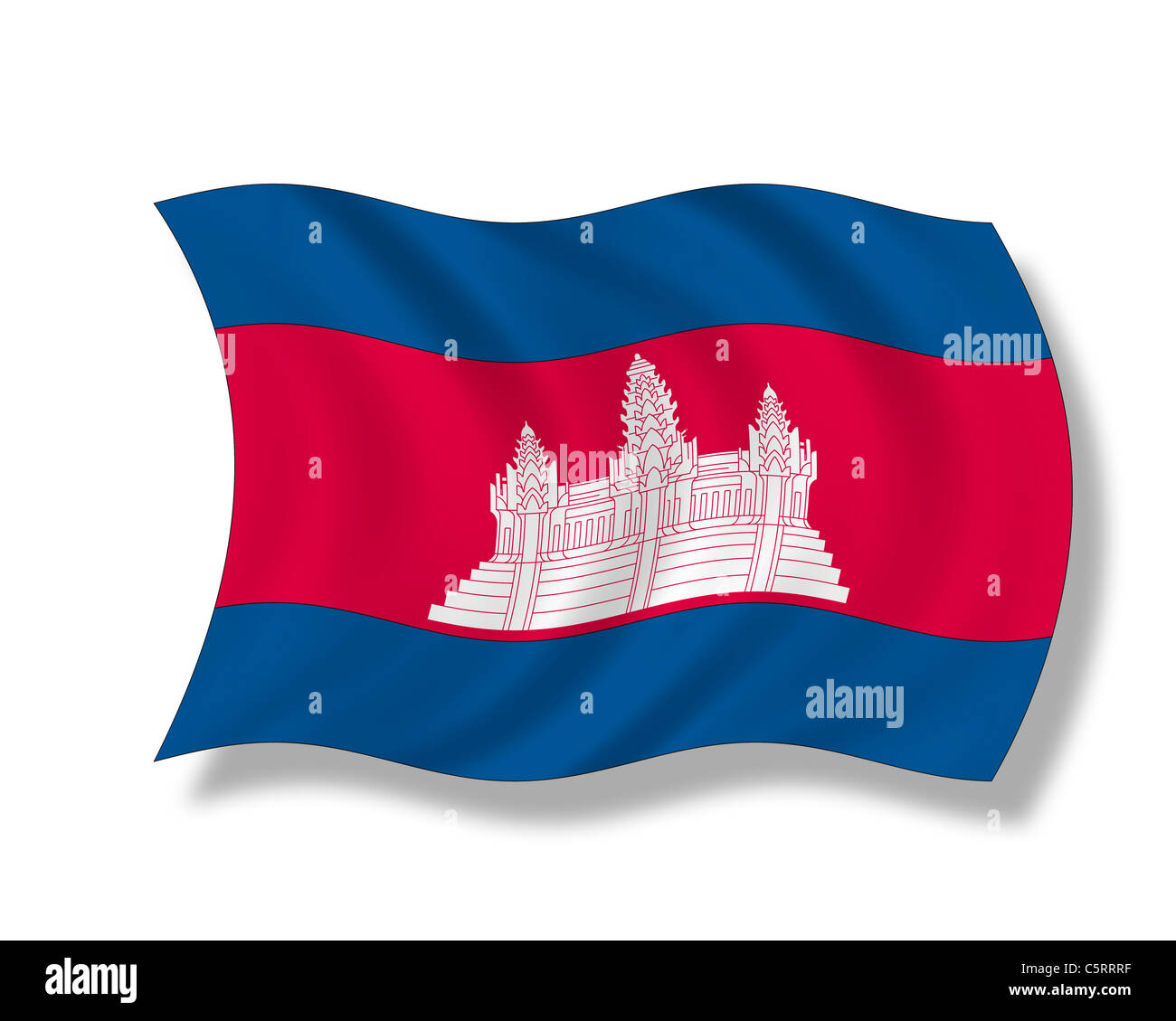 Cambodian flag hi-res stock photography and images - Alamy