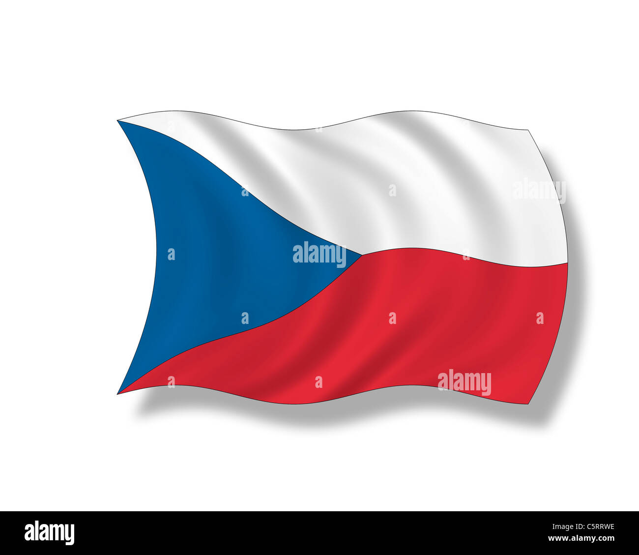 Czech flag hi-res stock photography and images - Alamy