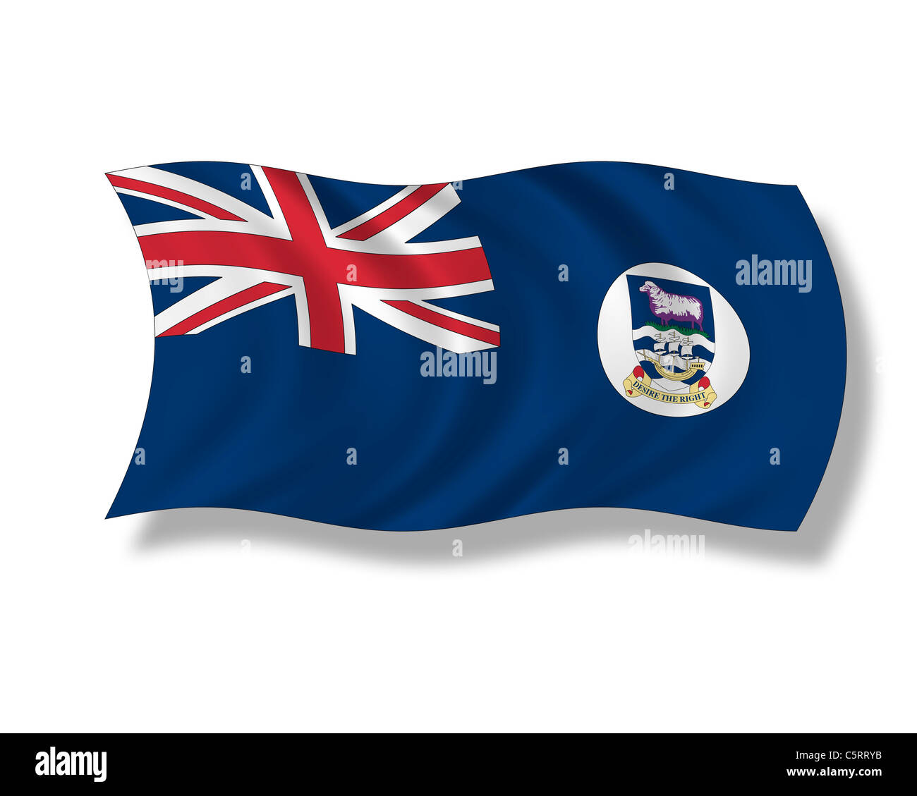 Flag of the falkland islands hi-res stock photography and images - Alamy