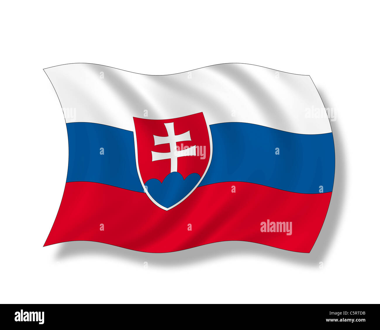 Flag of slovakia hi-res stock photography and images - Alamy