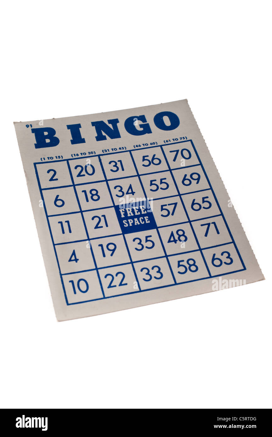 Bingo card hi-res stock photography and images - Alamy