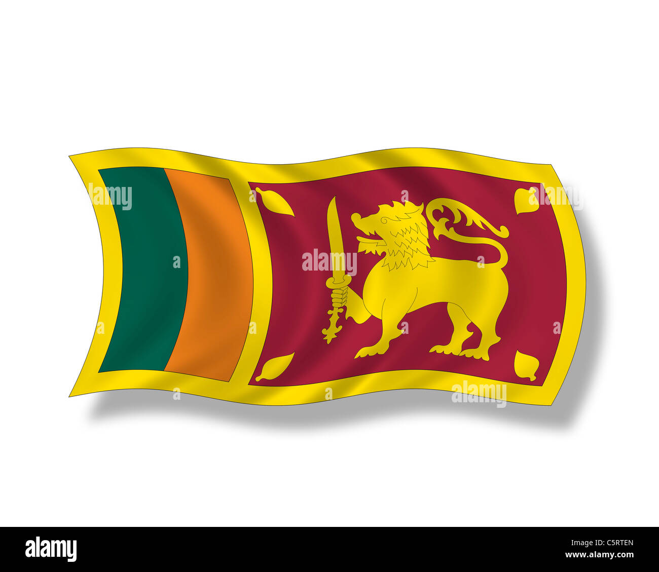 Illustration, Flag of Sri Lanka Stock Photo - Alamy Illustration, Flag of Sri Lanka Stock Photo - Alamy