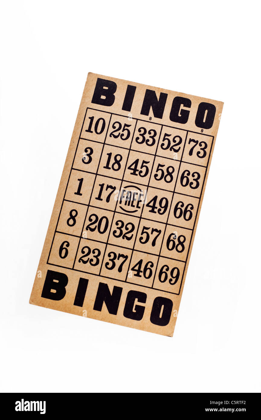 Bingo card hi-res stock photography and images - Alamy
