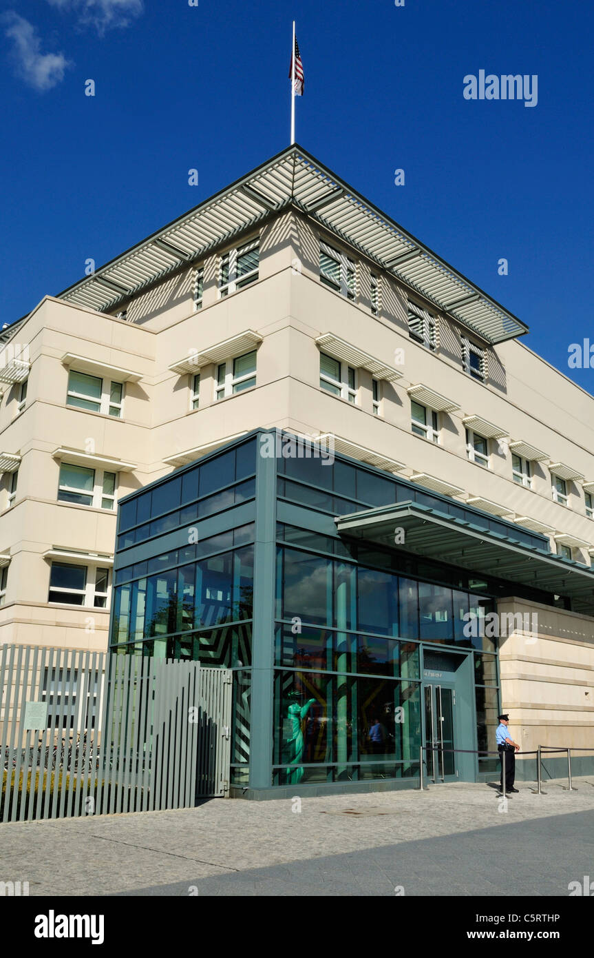 Europe, Germany, Berlin, View of American embassy Stock Photo - Alamy