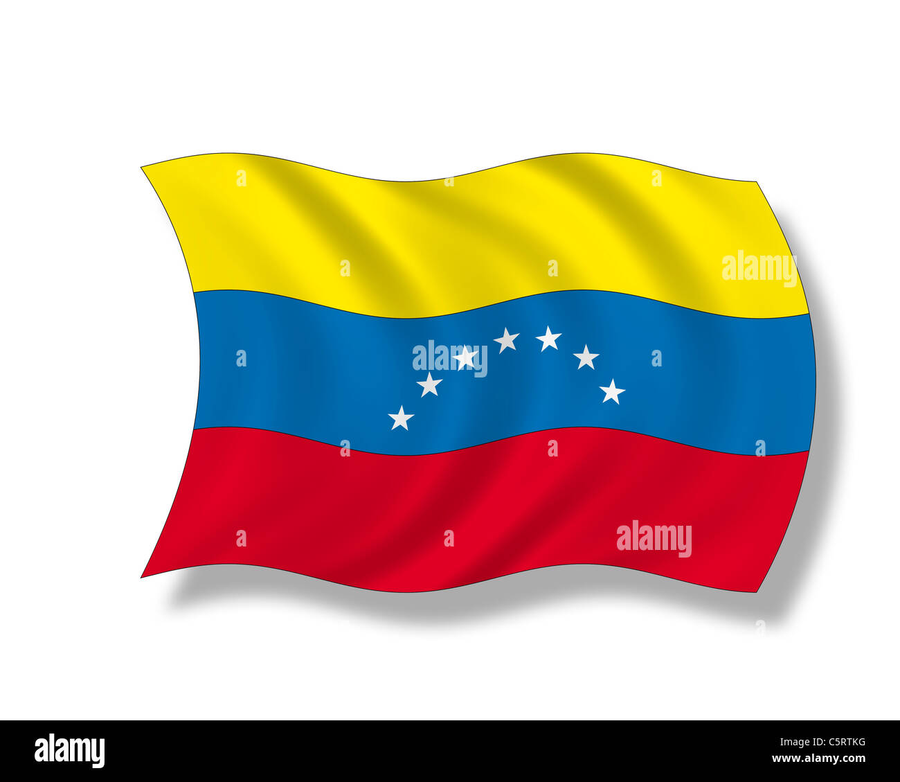 Flag of venezuela Cut Out Stock Images & Pictures - Alamy