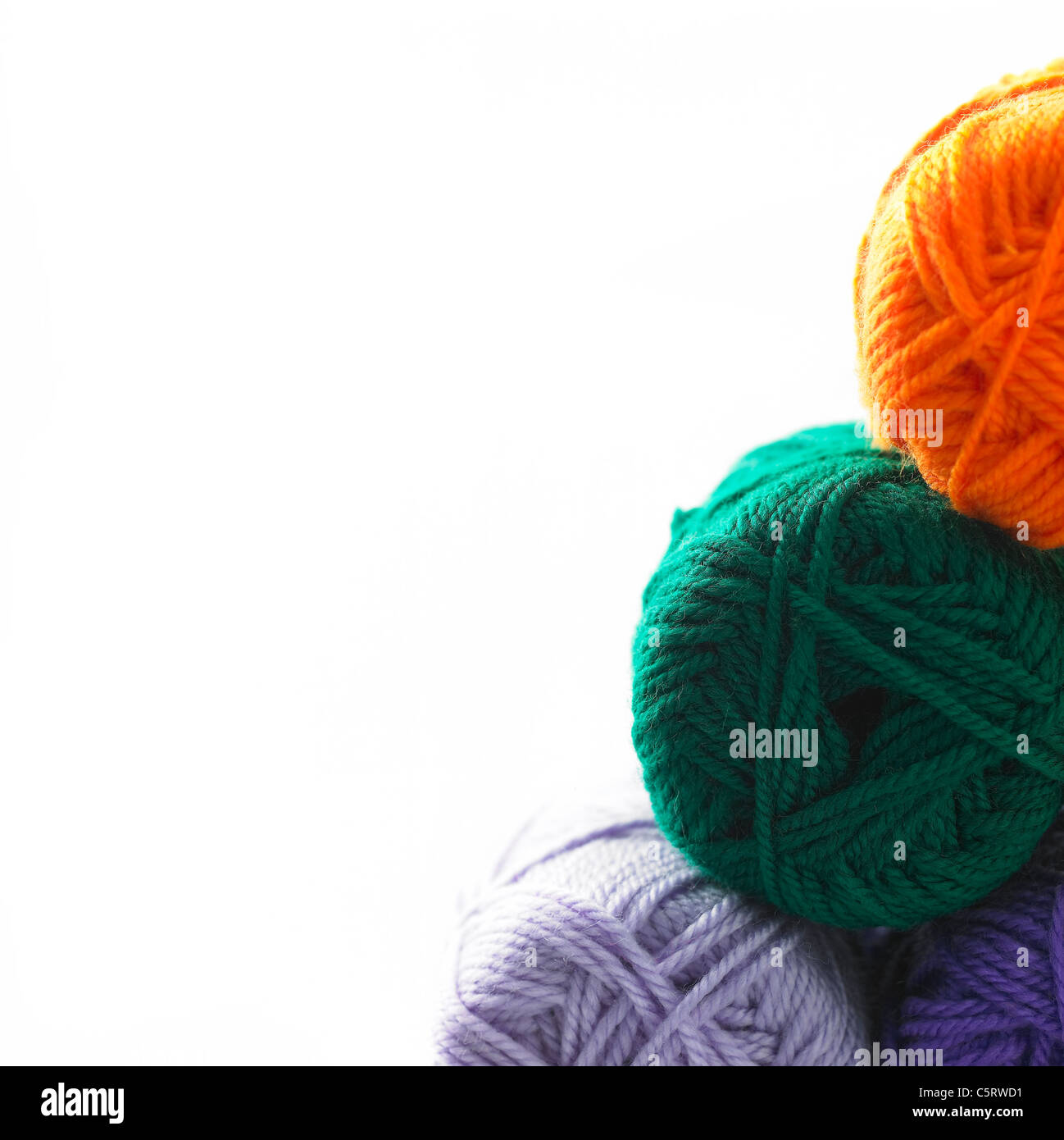 Pile of knitting balls Stock Photo - Alamy