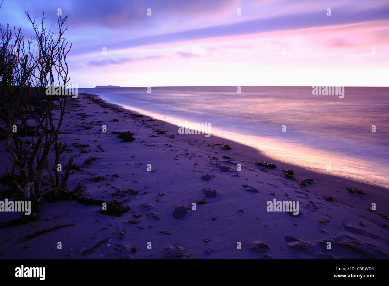 Denmark, Kattegat, Ebeltoft, Baltic Sea, View of beach with beautiful ...