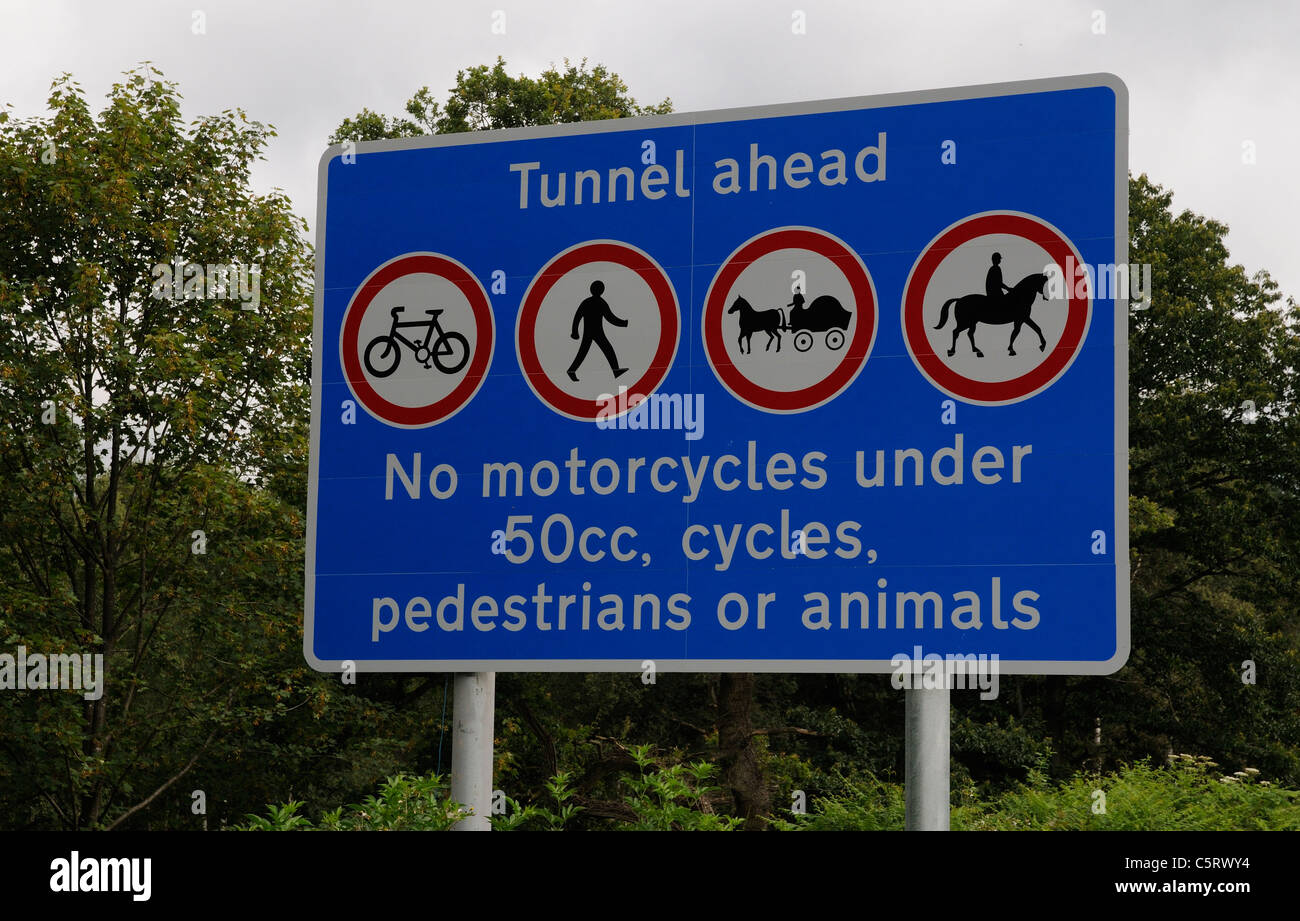 Hindhead Tunnel restriction signs The tunnel opened on 27 July 2011 ...