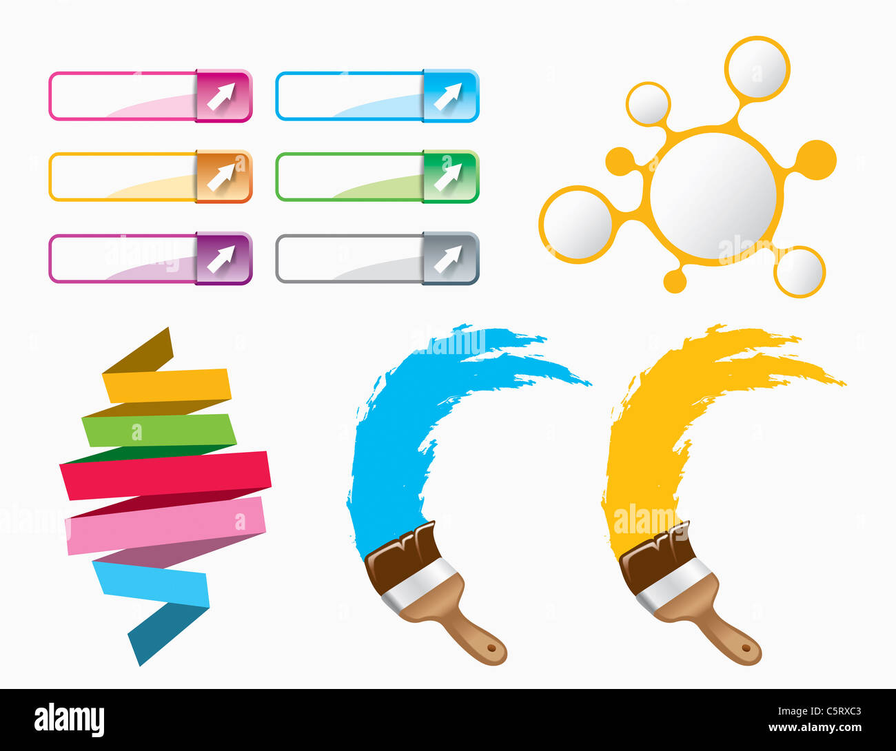 various types of icons Stock Photo - Alamy