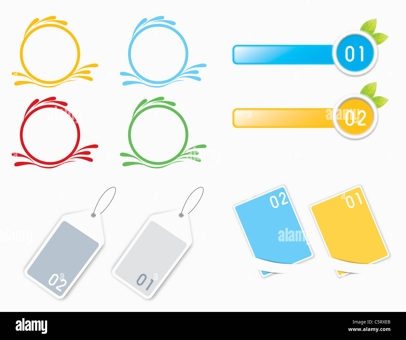 various types of icons Stock Photo - Alamy