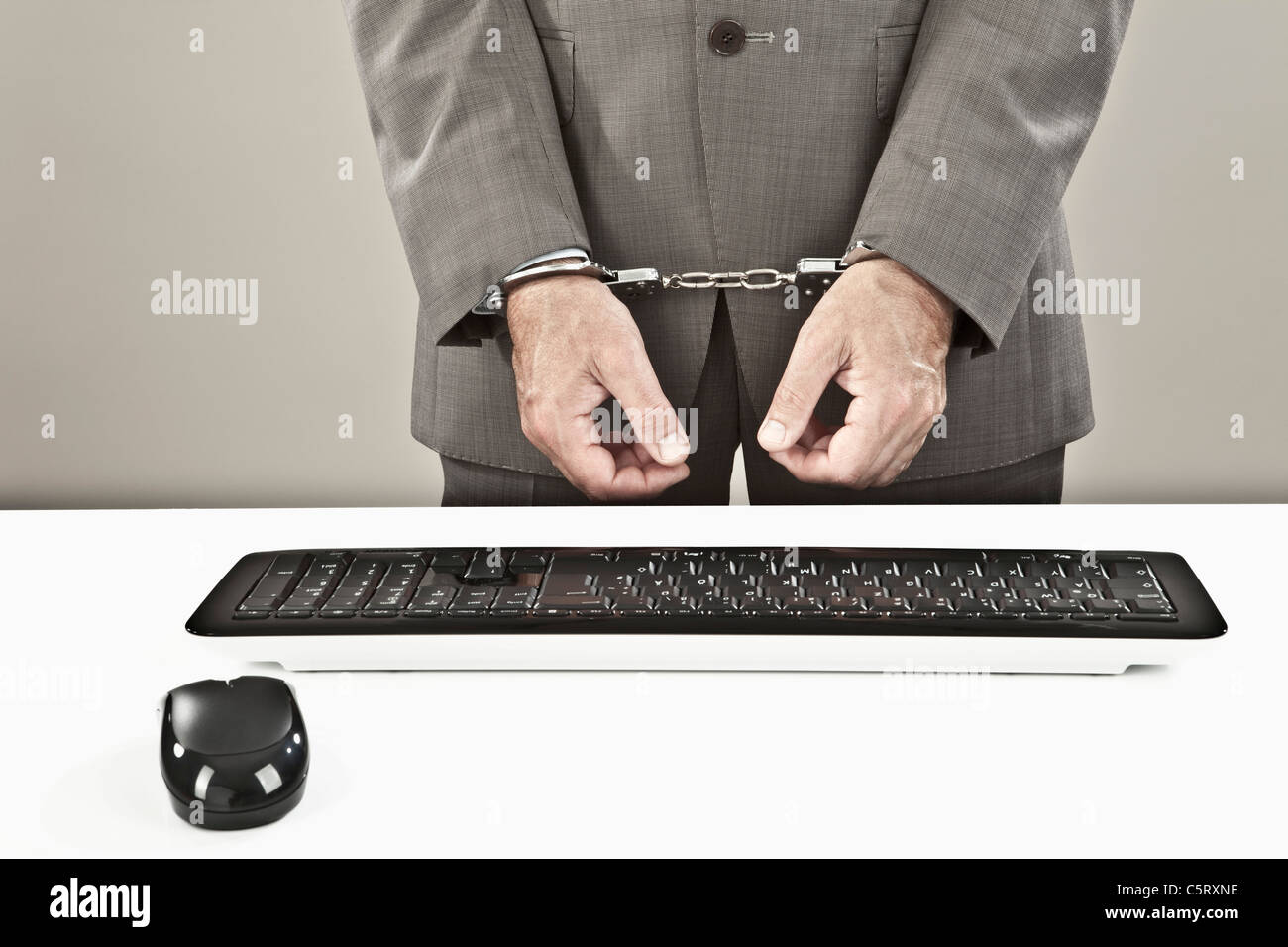 Cuffed hands hi-res stock photography and images - Alamy