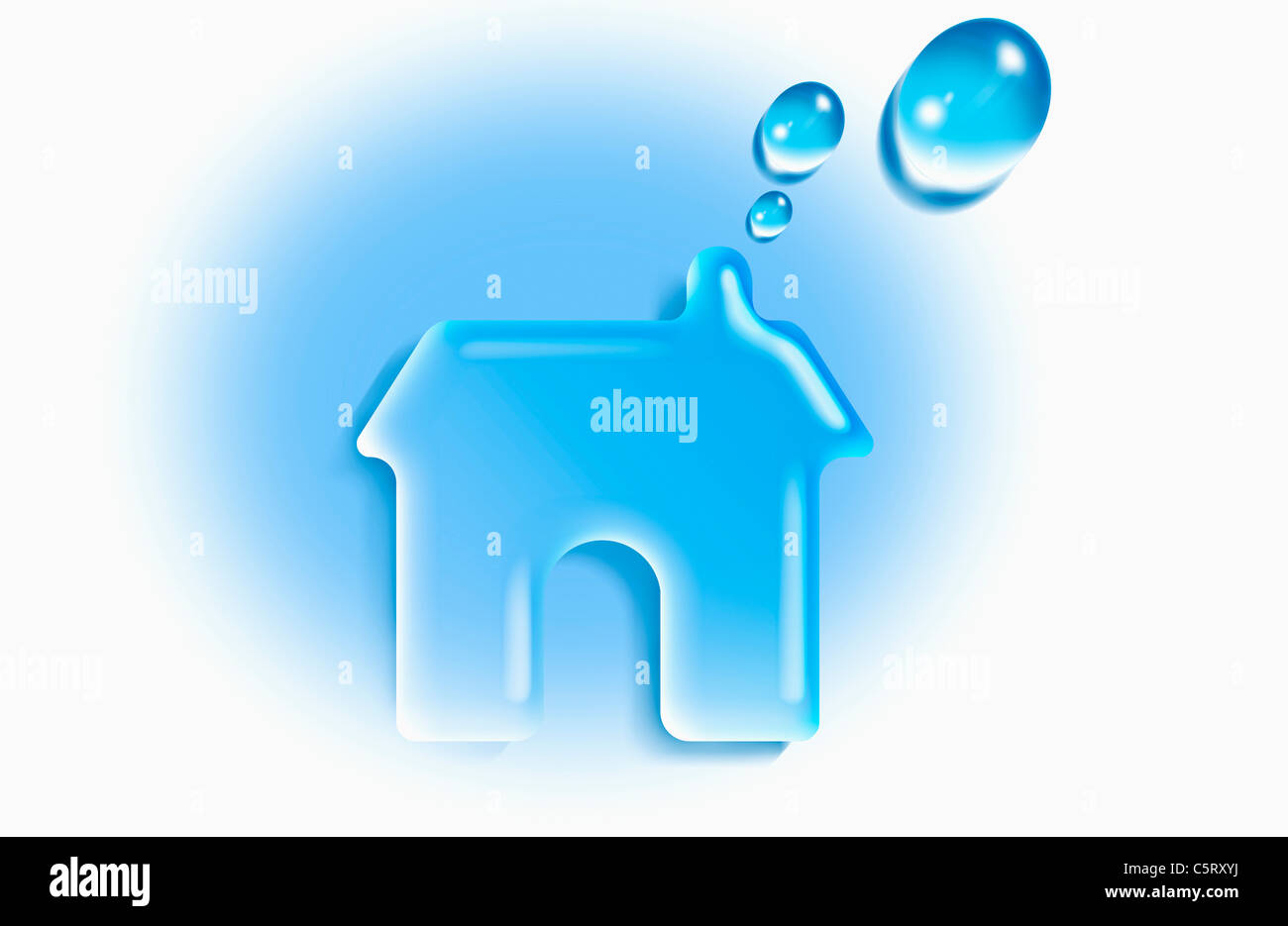house made by water Stock Photo - Alamy