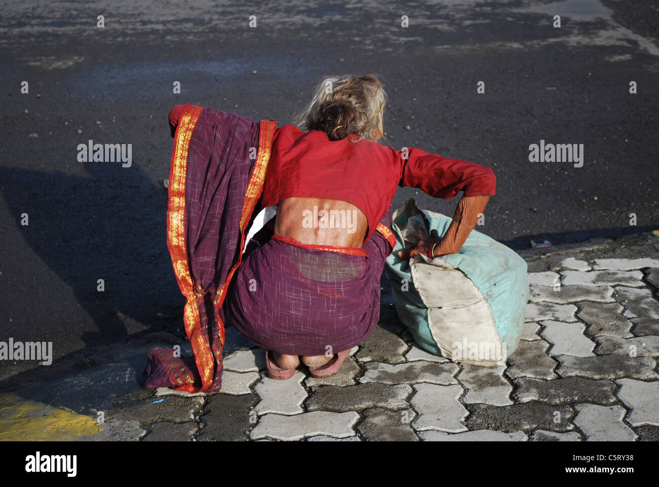 Old lady road hi-res stock photography and images - Alamy