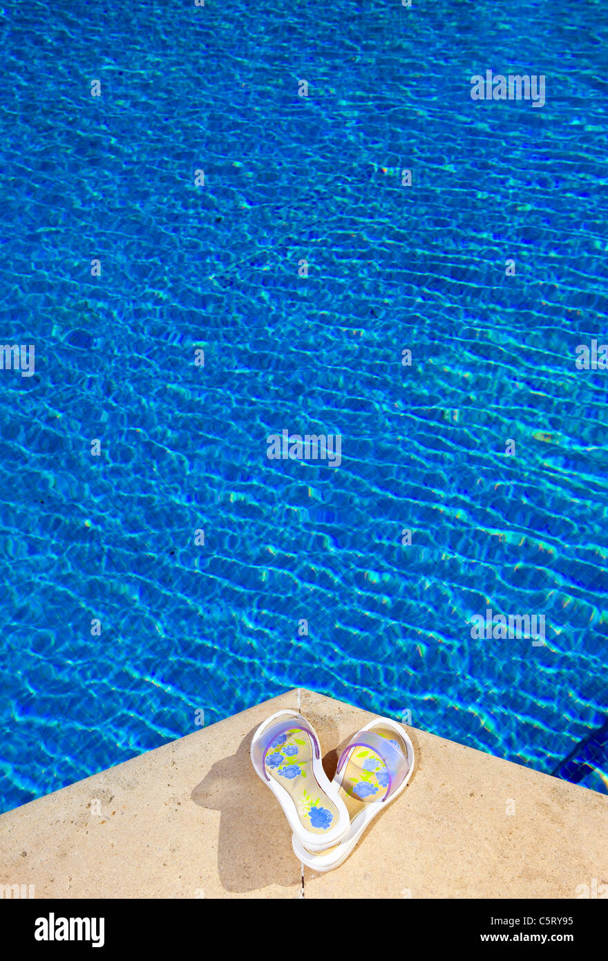 Sky blue slippers hi-res stock photography and images - Alamy